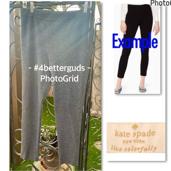 kate spade | Pants & Jumpsuits | Kate Spade Marled Charcoal Gray Skinny ...